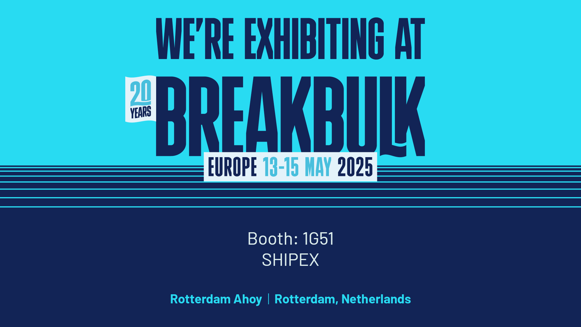 Join Shipex at Breakbulk Europe 2025 - Shipex